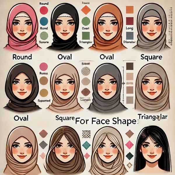 Tips Memilih Hijab Sesuai dengan Bentuk Wajah | Feylaube